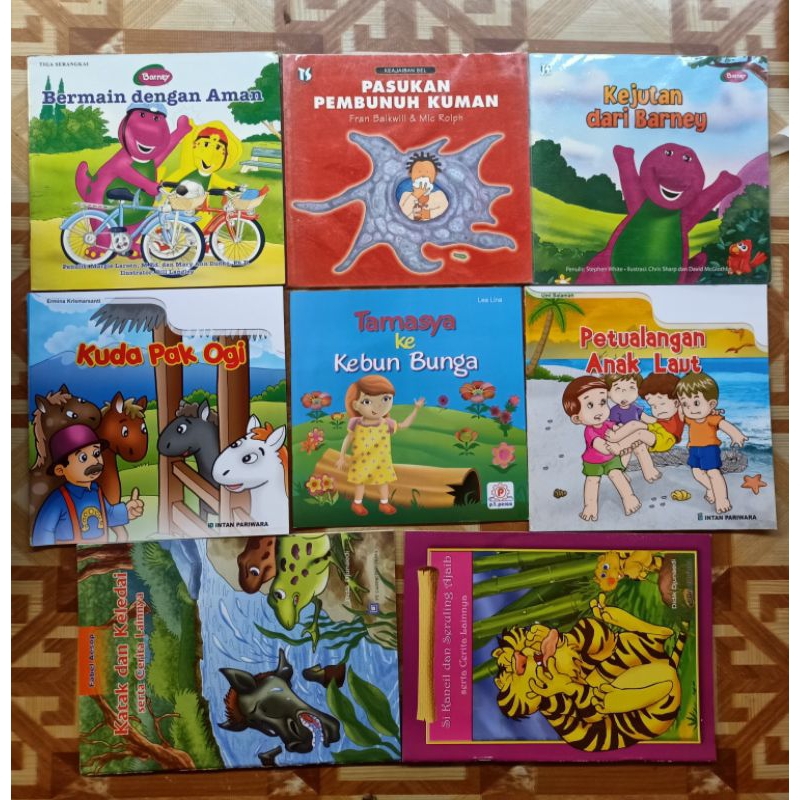 Children's STORY BOOK _ PLAY WITH SAFE _ BARNEY SURPRISE _ TEAM P KUMAN ...