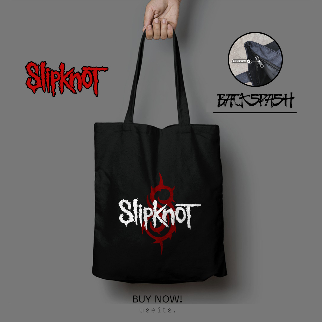 Custom SLIPKNOT Band Tote Bag for Men and Women - SLIPKNOT | Shopee ...