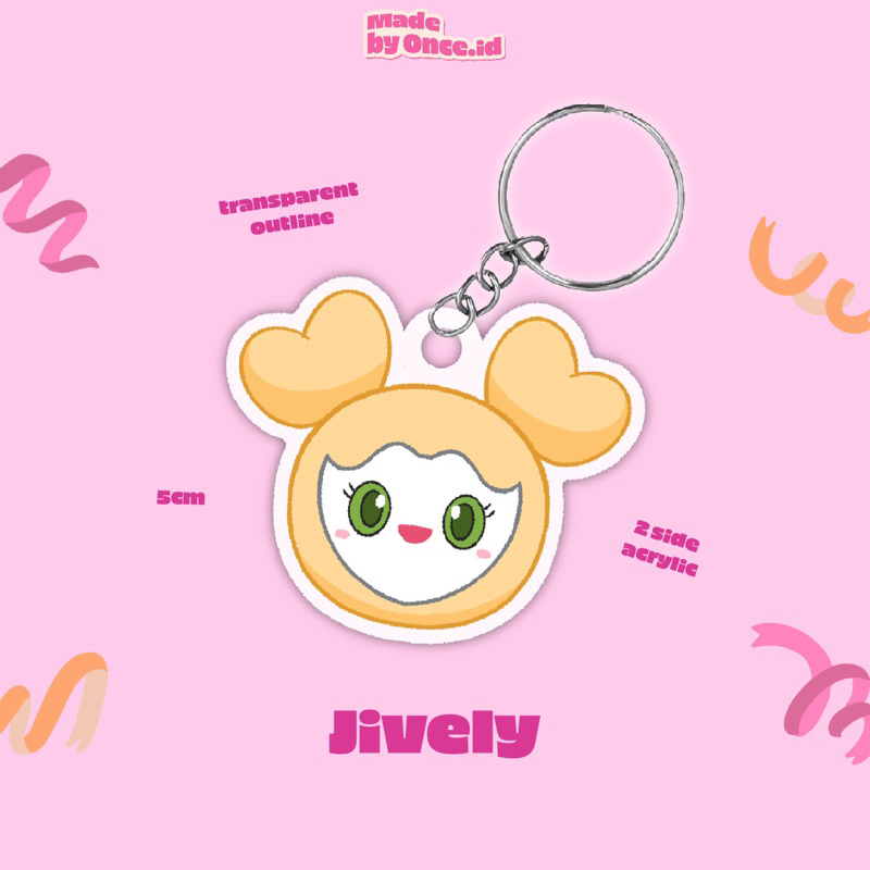 Twice Lovely/ Laburi Acrylic 2-sided Keychain by madebyonce.id | Shopee ...