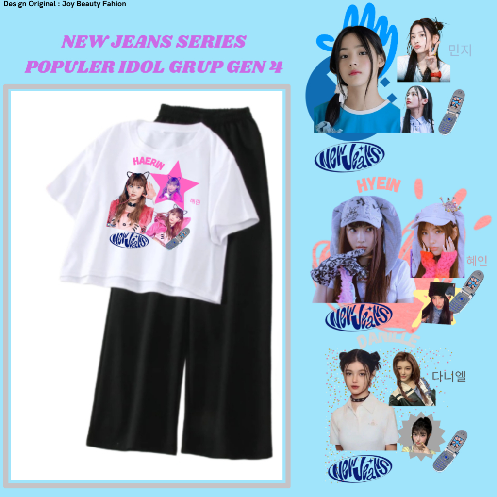 Newjeans All Members Ver Big Size Korean Crop Suits and Haerin, Hyein ...