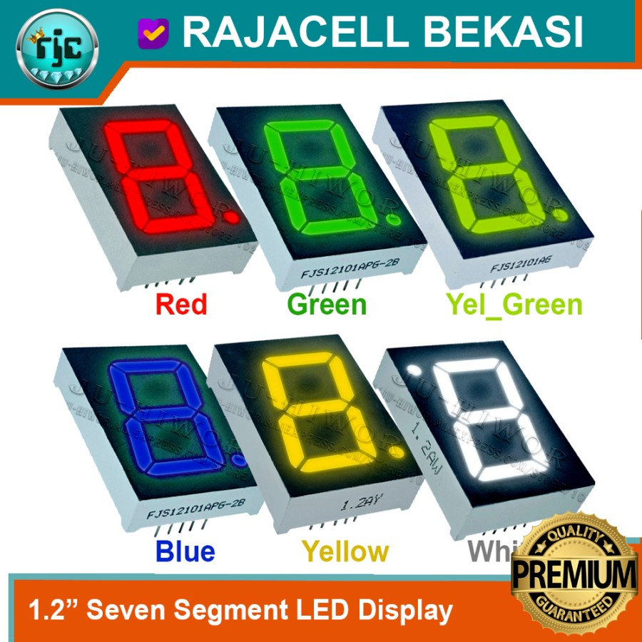 1.2" Seven Segment Display 1 Digit 7-Season 1,2 inch LED Digital Tube ...