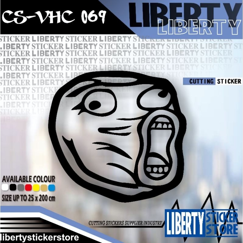 Cutting sticker troll face lol meme | Cutting troll face stickers lol ...