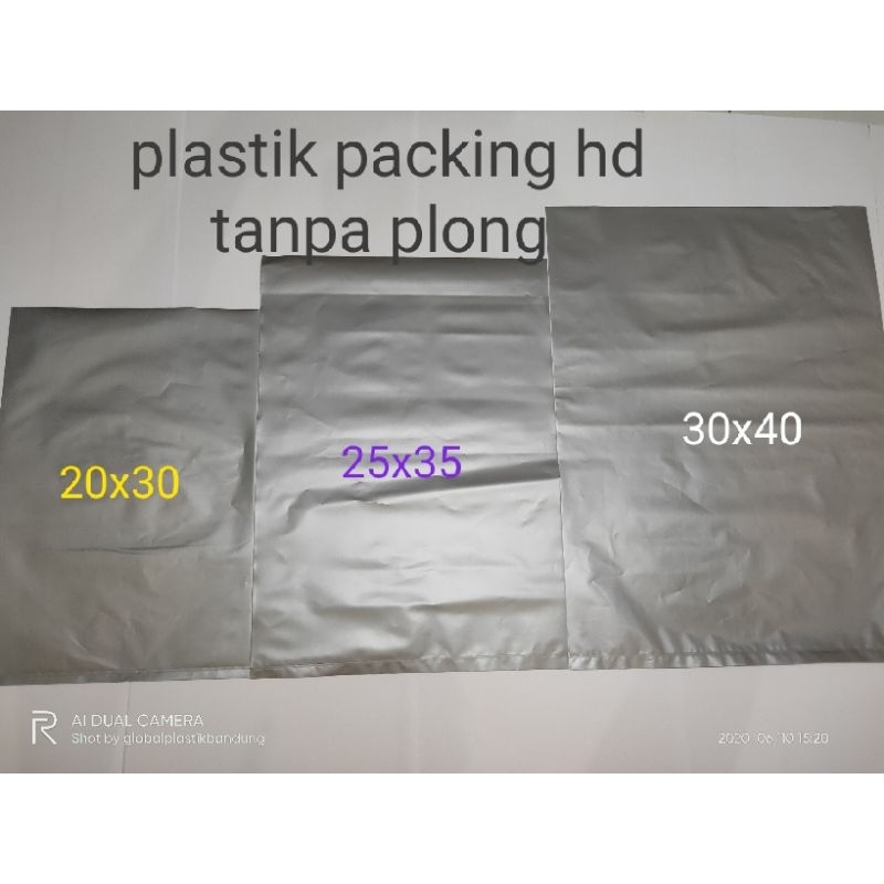 (100 pcs) plastic packing WITHOUT PREMIUM HD plong (WITHOUT ADHESIVE ...