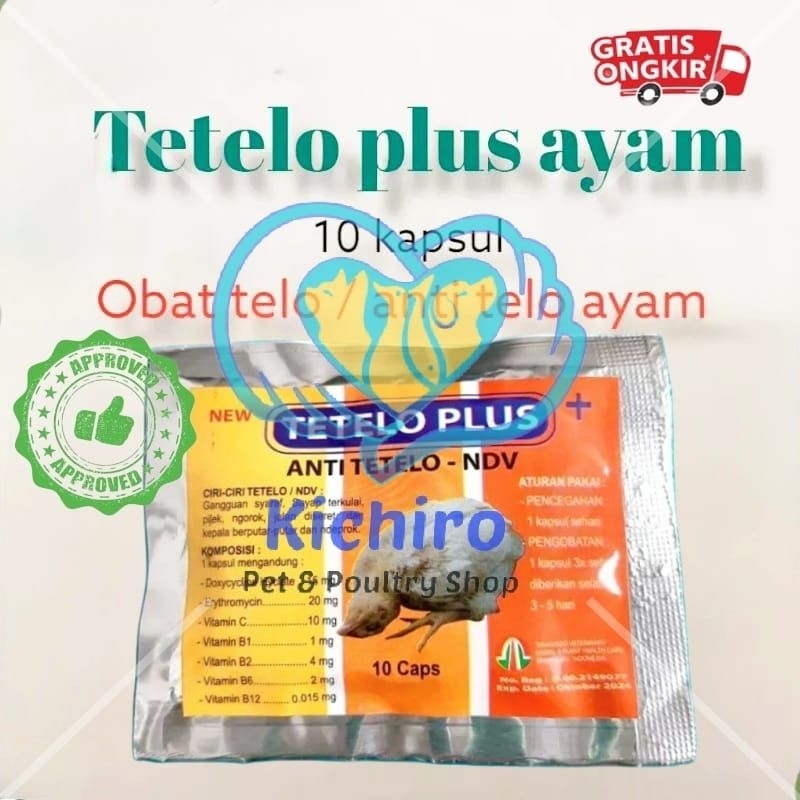 Tetelo Plus contains 10 Tamasindo Capsules, Chicken Anti-Tetelo ...
