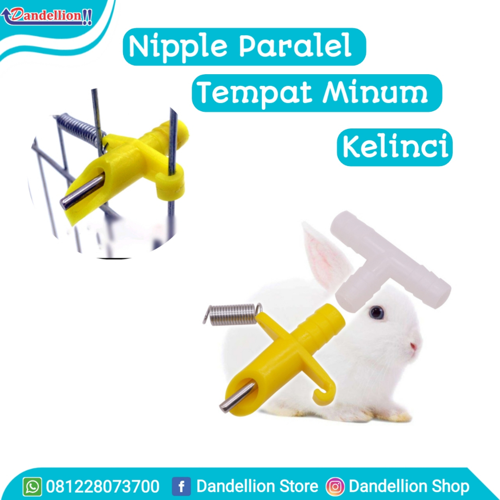Pet drinking place | Rabbit Automatic Nipple | Rabbit parallel Nipple ...