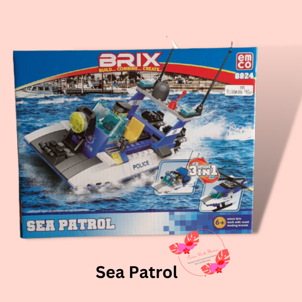 Emco Brix Children's Toys Lego Brick Kinds Of Professions | Shopee Malaysia