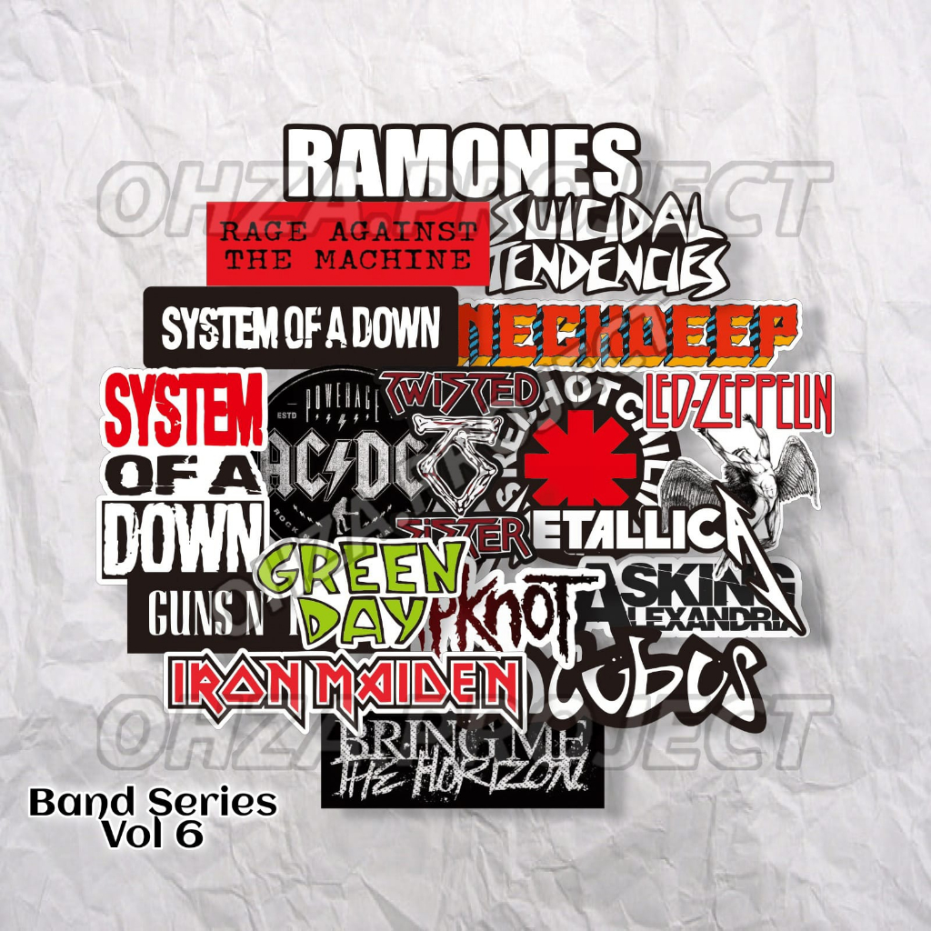 Sticker BAND STICKER BAND PACK STICKER AESTHETIC STICKER CASE Mobile ...