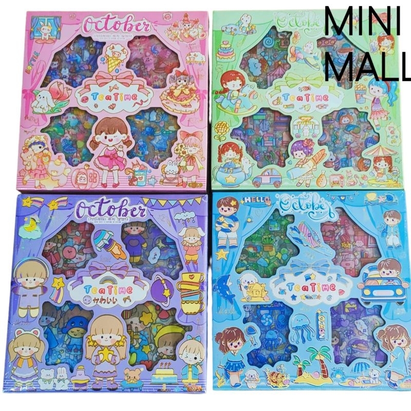 Sticker 2D Momo Motif Korean Cartoon Cute Waterproof Waterproof Sticker ...