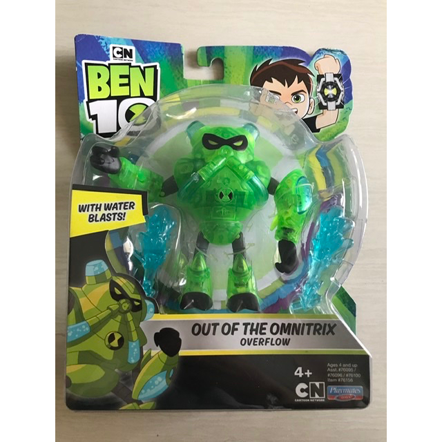 Ben 10 WITH WATER BLASTS OUT OF THE OMNITRIX OVERFLOW carton network ...