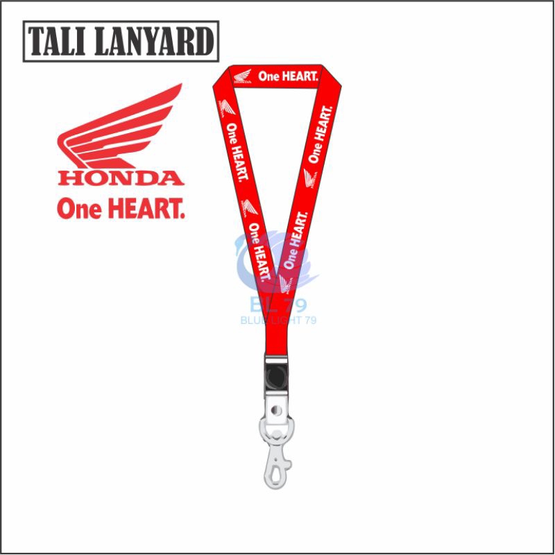 GANTUNGAN Custom HONDA ONE HEART LANYARD ROPE | Custom HP FLASHDISK ...