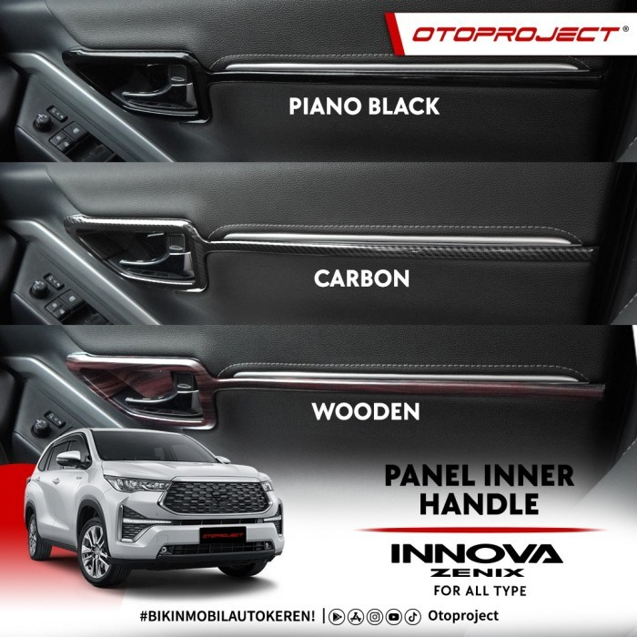 All New Innova Zenix Car Inner Handle Panel 2022 - 2023 Otoproject ...
