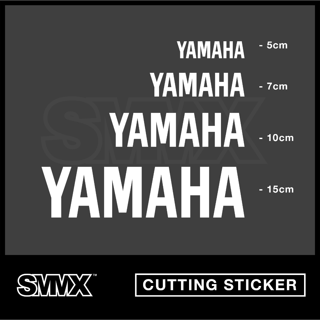 Yamaha Logo Sticker Cutting Sticker | Shopee Malaysia