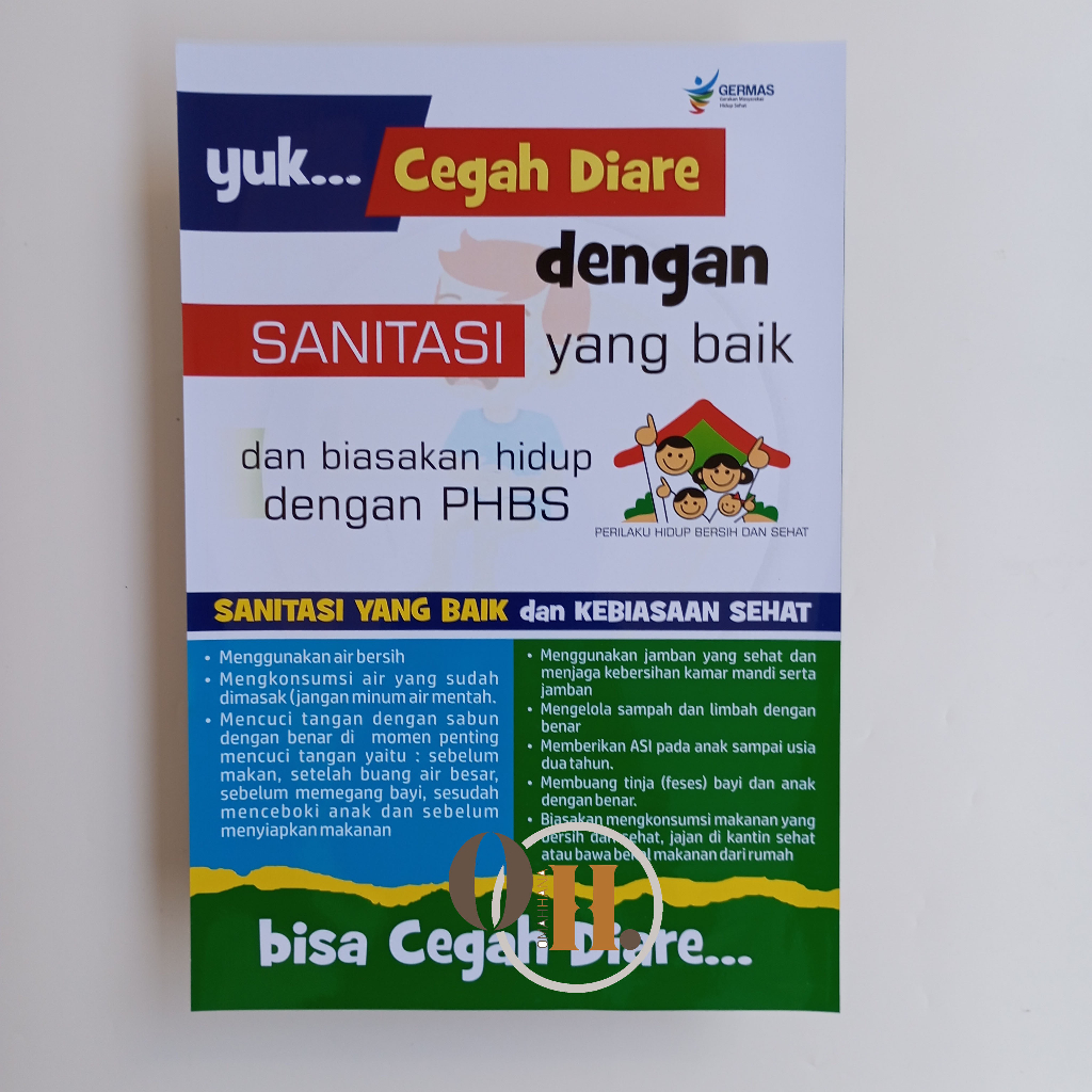 Poster Prevent Diarrhea With Healthy Habits - PHBS Poster - Good ...