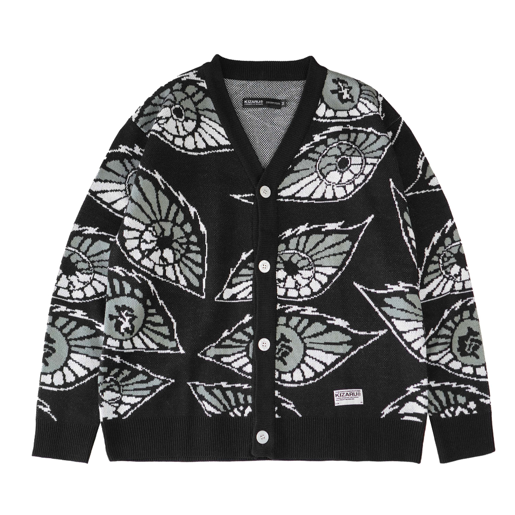 KIZARU Cardigan Knitwear Anime Demon Slayer KOKUSHIBO | Shopee Malaysia