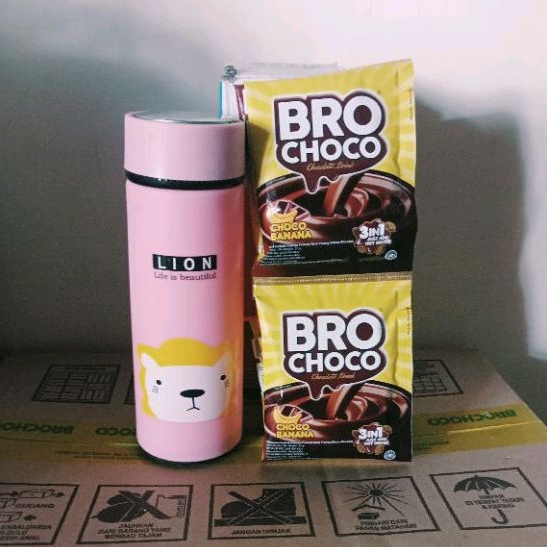 BROCHOCO BANANA (10 sachets) FREE TUMBLER | Shopee Malaysia
