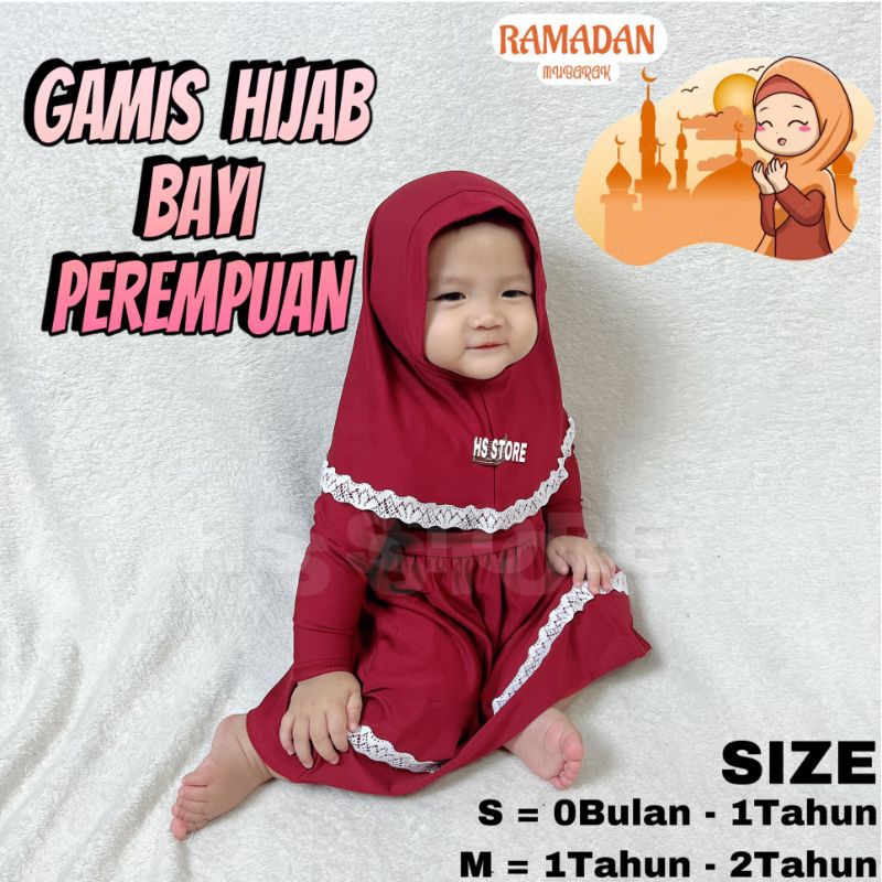 !! Gamis HIJAB Baby Girl/GAMIS For Girls FREE JILBAB | Shopee Malaysia