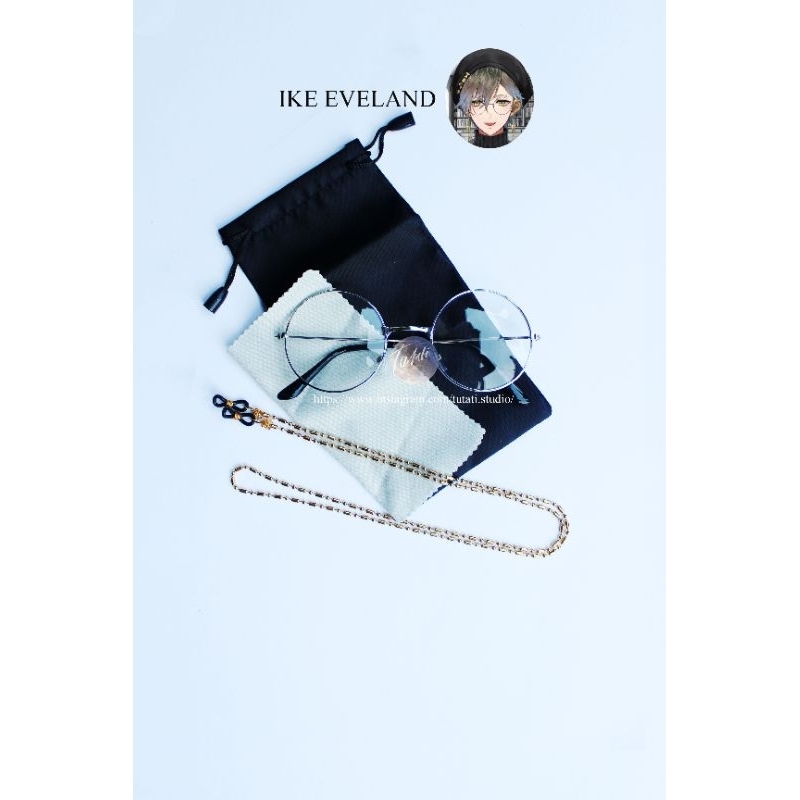 Ike Eveland Cosplay Glasses and Chain - Nijisanji EN | Shopee Malaysia