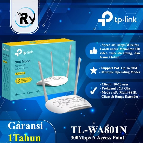 Tp-link TL-WA801N Wireless N Access Point 300Mbps | Shopee Malaysia