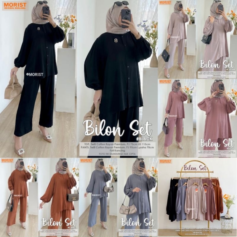 Best Selling!! Labeled Bilon Ceril Tipsa Lowis Suit Polos Twill Rayon ...