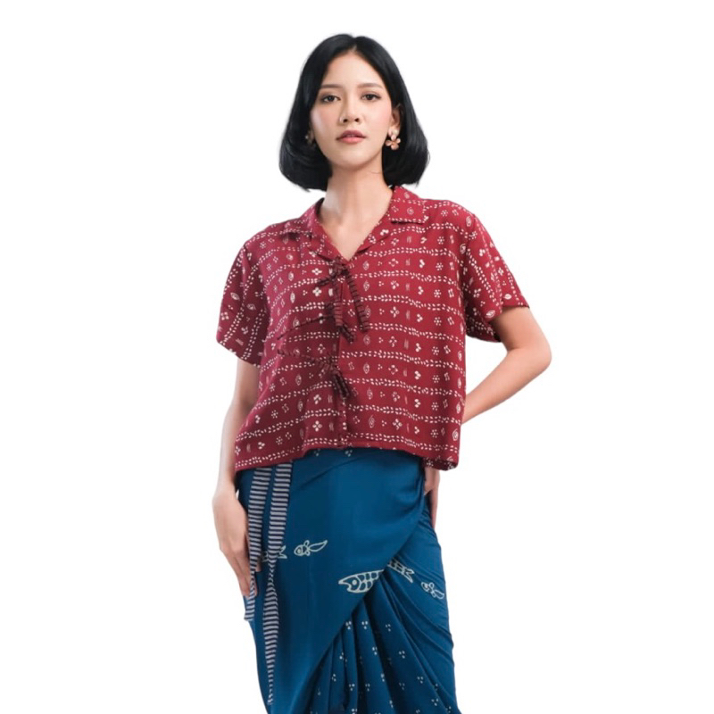 MERAH MATA Batik Tops - BATIK RAYON - BATIK RAYON - BATIK TOP - BATIK ...