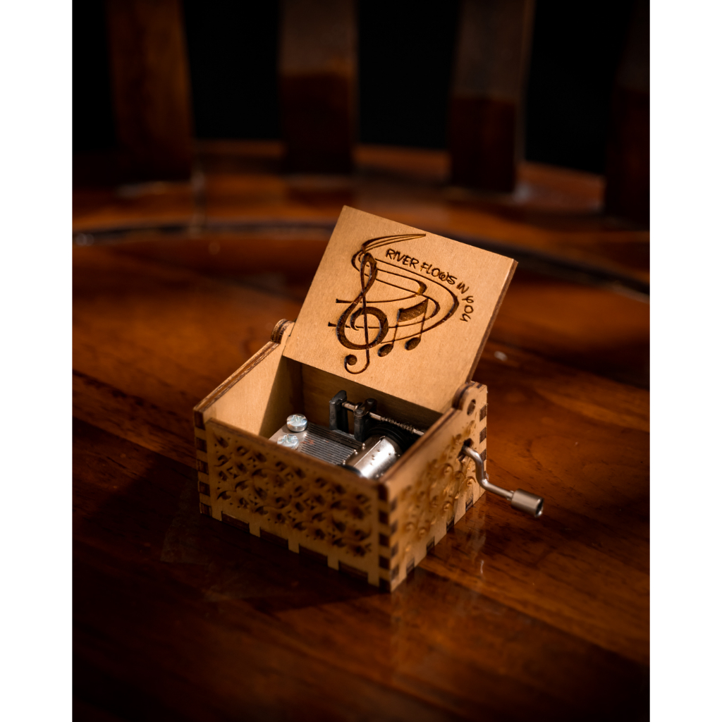 River Flows In You Music Box Mechanical - Romantic & Soothing Gift for ...