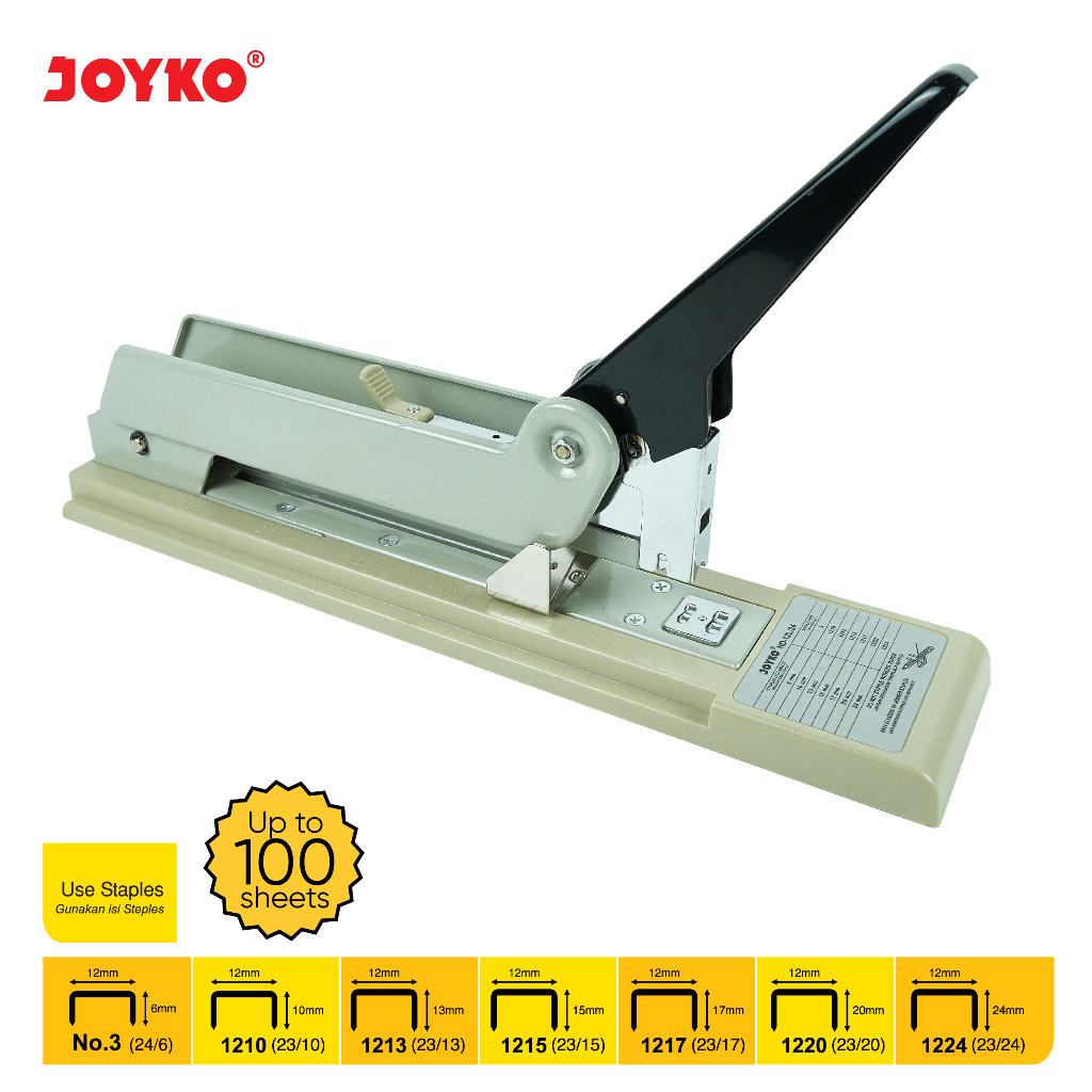 Heavy Duty Stapler Joyko HD-12L Heavy Duty Stapler/24 | Shopee Malaysia
