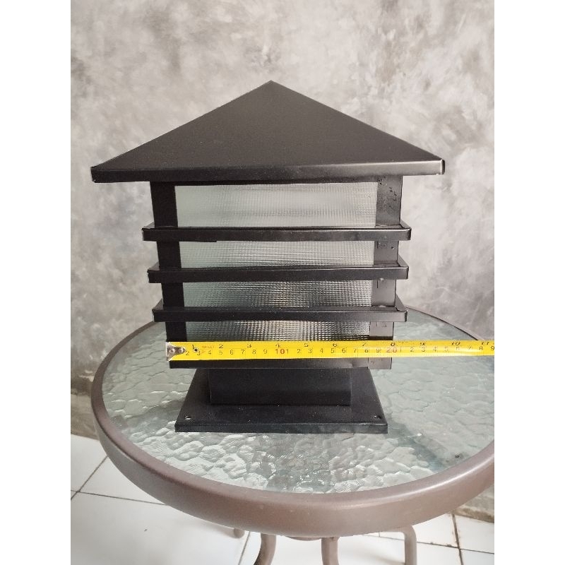 Rectangular Outdoor Fence Pillar Light 20x30cm | Shopee Malaysia