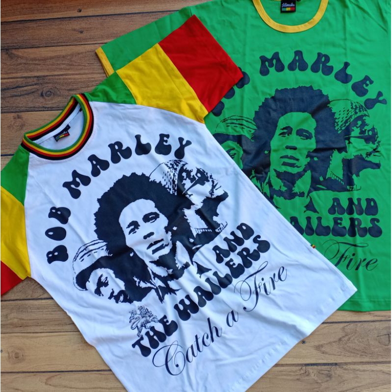 Jatimaika kaos RASTA bob marley and the waillers tshirt baju | Shopee ...