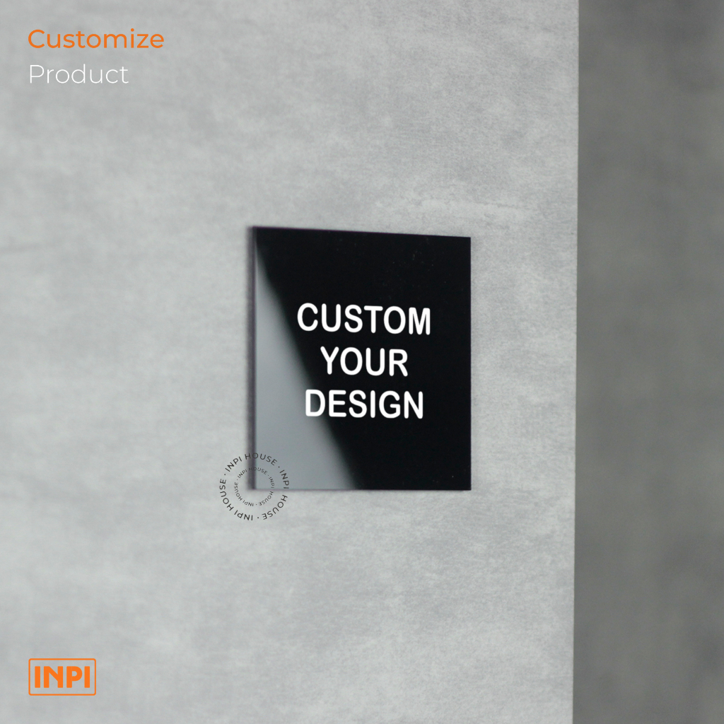Custom acrylic - Custom OwnDesign - custom logoJasa - house number ...