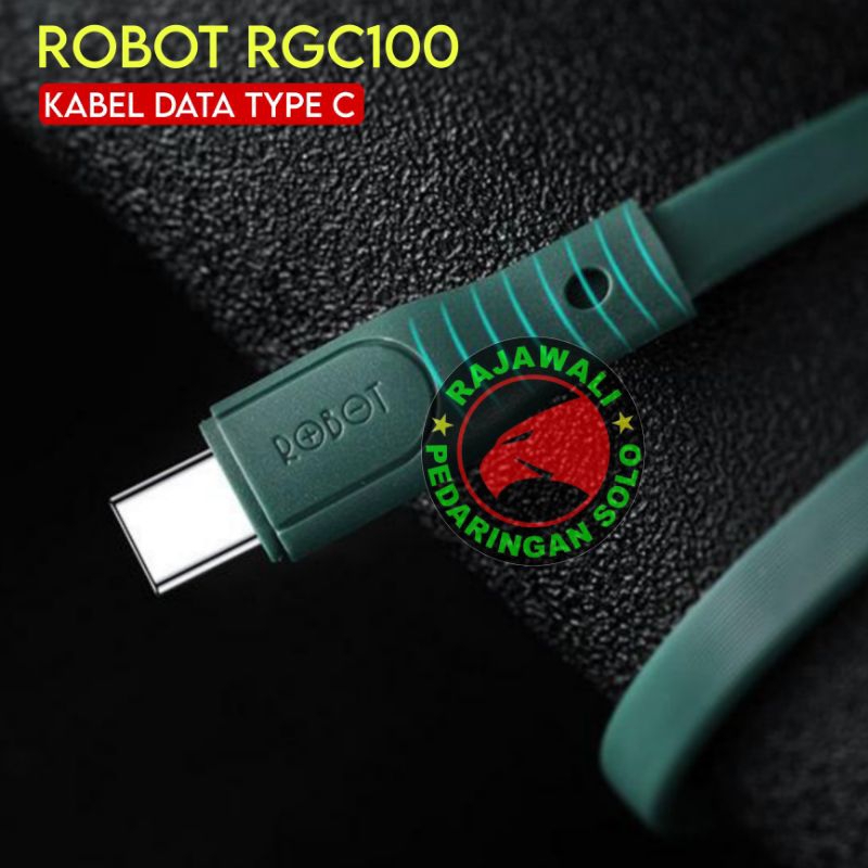 Flat DATA CABLE TYPE C CAS CABLE TYPE C USB TO TYPE C ROBOT RT-AC100 ...