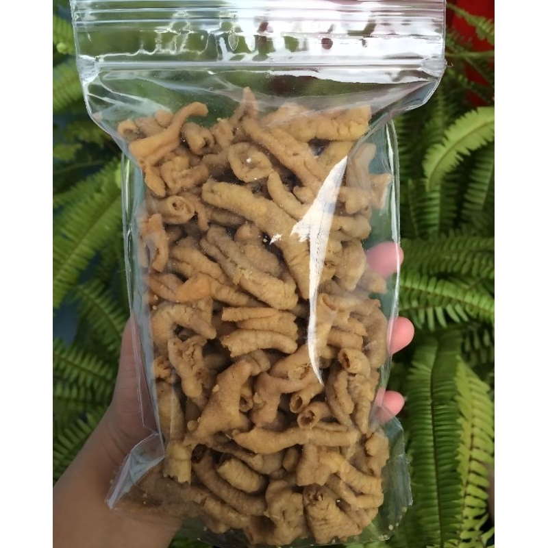 Crispy CHICKEN INTESTINE CHIPS 250 GR / JUMBO CRISPY INTESTINE / CRISPY ...