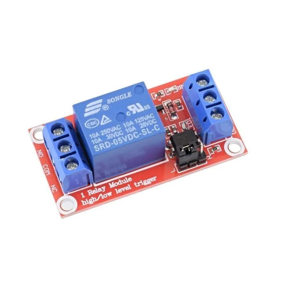 1 Channel Relay Module 5V 12V 24V Optocoupler High & Low Trigger ...