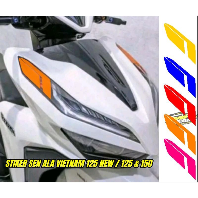Vietnamese style vario turn signal stickers/new vario 125 sen stickers ...
