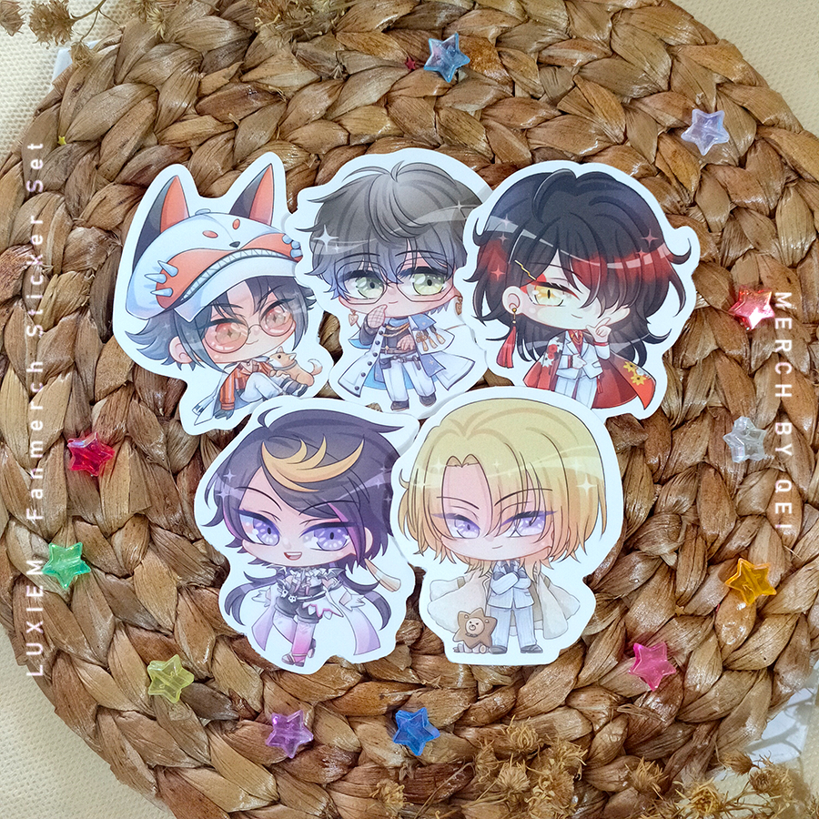 Vtuber Sticker Nijisanji Luxem Sticker Fan Merchandise Merch by Qei ...