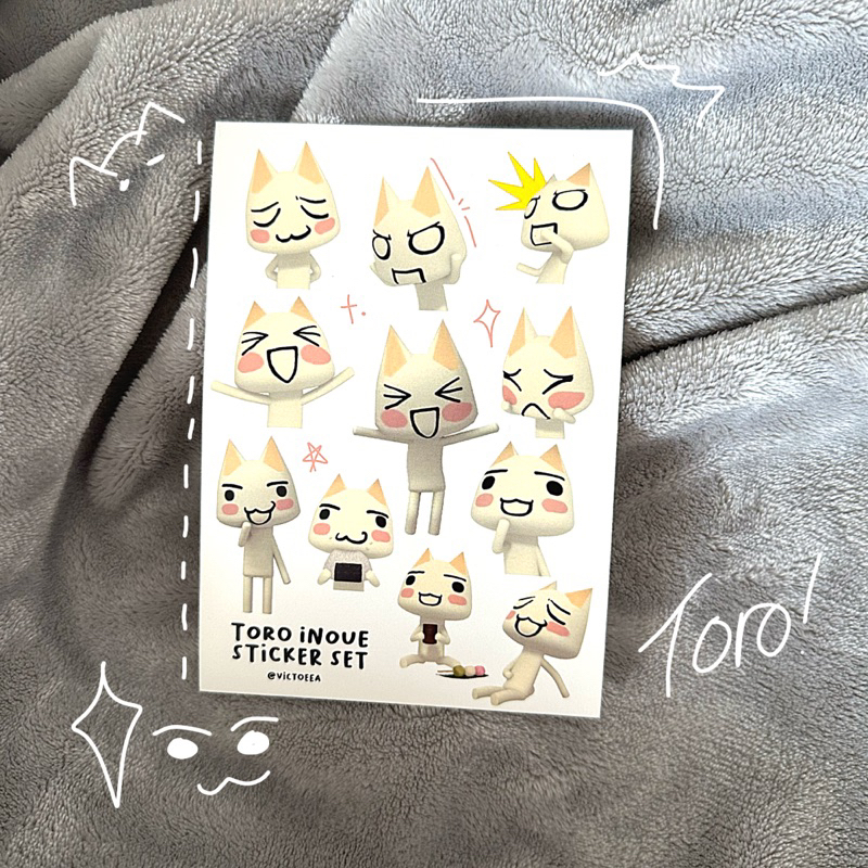 Toro inoue sticker set (Earloop) | Shopee Malaysia