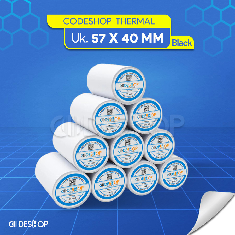 Thermal PAPER SIZE 58x40 MM | Cashier Paper | 58 x 40 mm (10 ROLL ...
