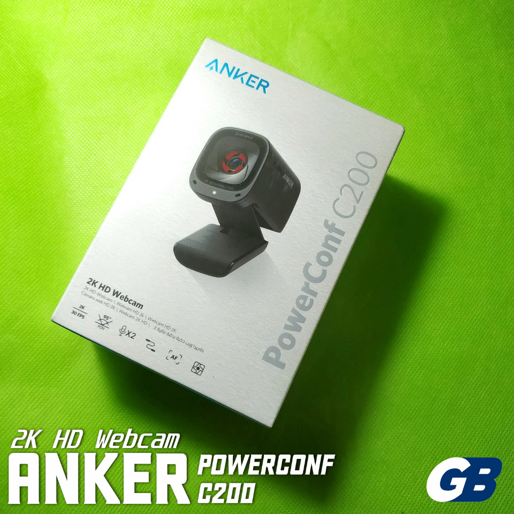 Anker A3369 PowerConf C200 2K AI Stereo Mics Webcam For PC/Laptop ...