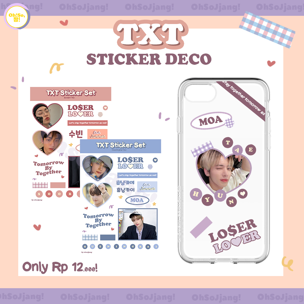 Txt STICKER DECO KISS CUT VOL.2 TOMORROW BY TOGETHER MOA STICKER SET ...