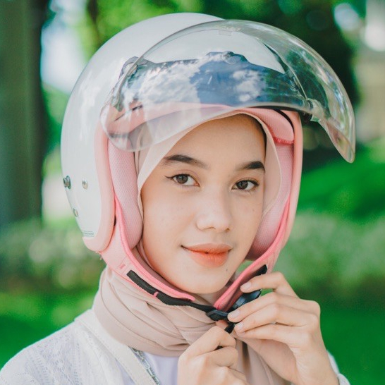 Women's Retro Hijab Adult Bogo Helmet | Shopee Malaysia