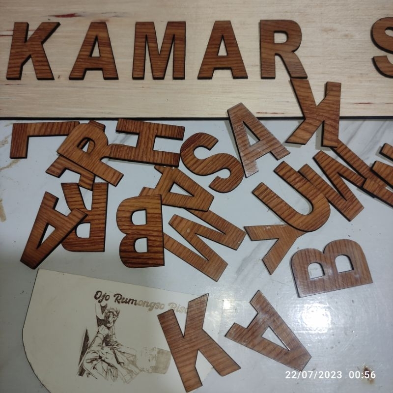 Embossed ALPHABET CUTTING LASER Letters | Shopee Malaysia