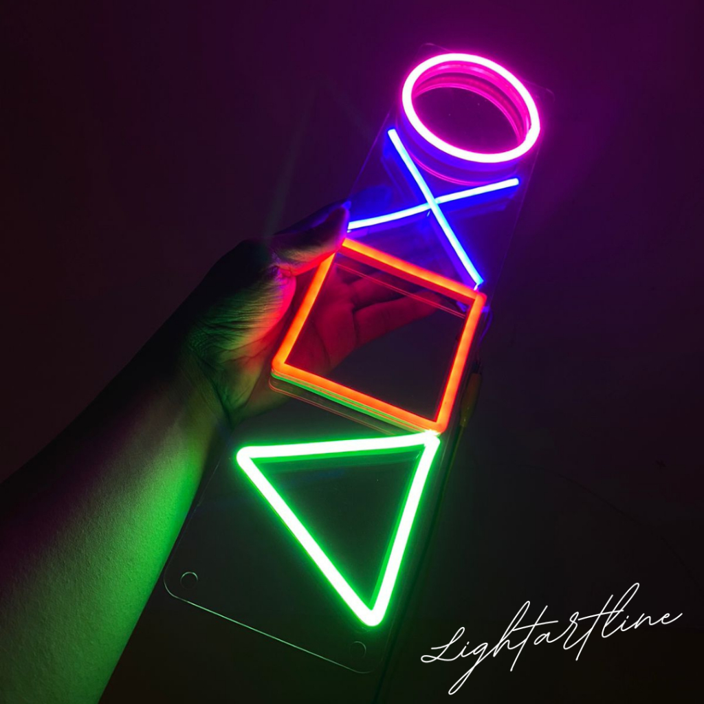 Neon Flex PS Small - Small PS Light - Neon Sign With Small PS Logo ...