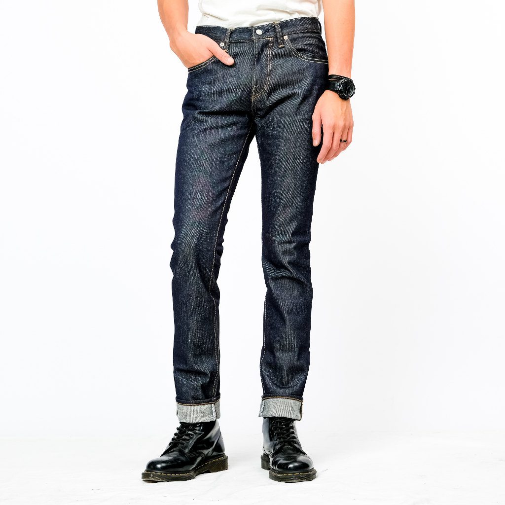 Bespoke Project - Roster Raw Denim Jeans | Shopee Malaysia