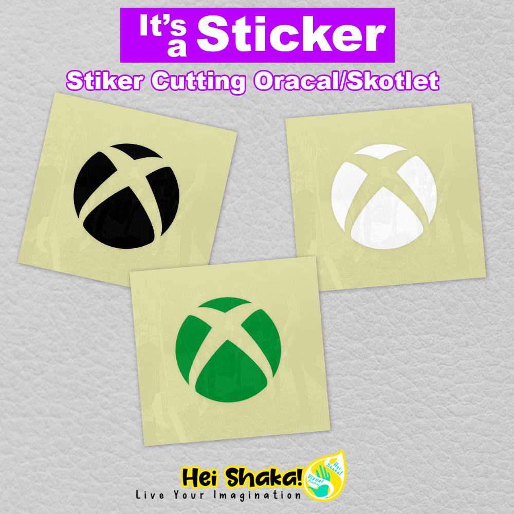 Sticker Cutting XBOX Series X S One 360 Sticker Gaming Embossed Oracal ...
