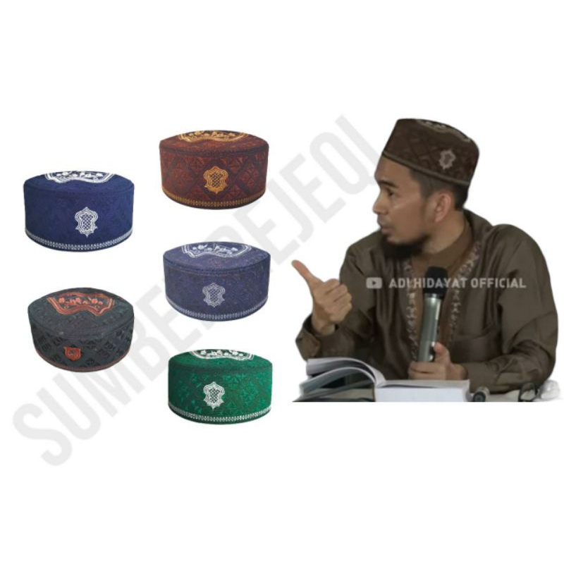 PUTIH HITAM Songkok peci ustadz Adi hidayat peci Terompah peci ...