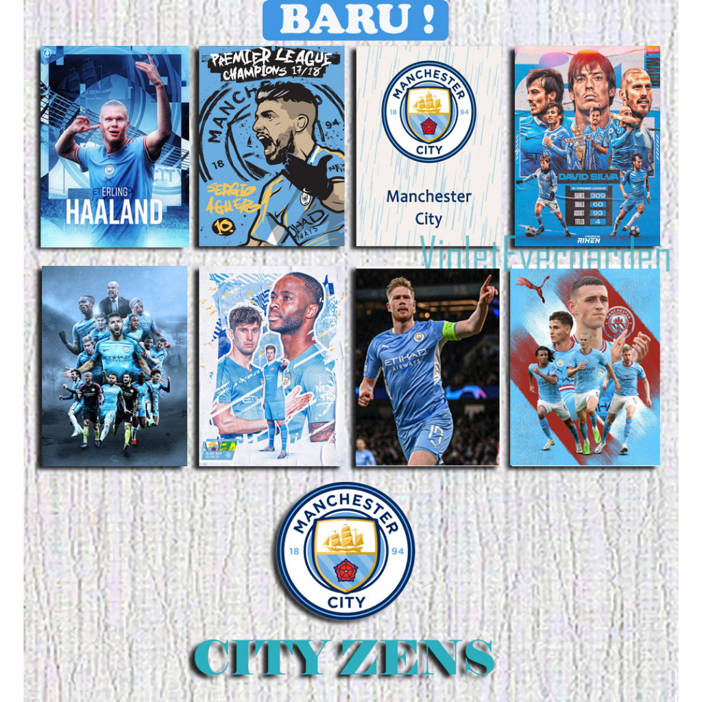 HIASAN DINDING Poster FOOTBALL EPL /ARSENAL/ MANCHESTER CITY/ TOTTENHAM ...