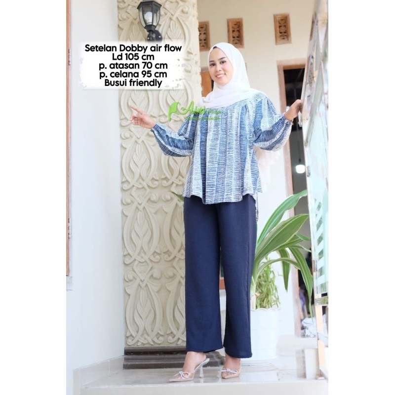 Dobby Air Flow Crinkle Airflow Women's Suits | Shopee Malaysia