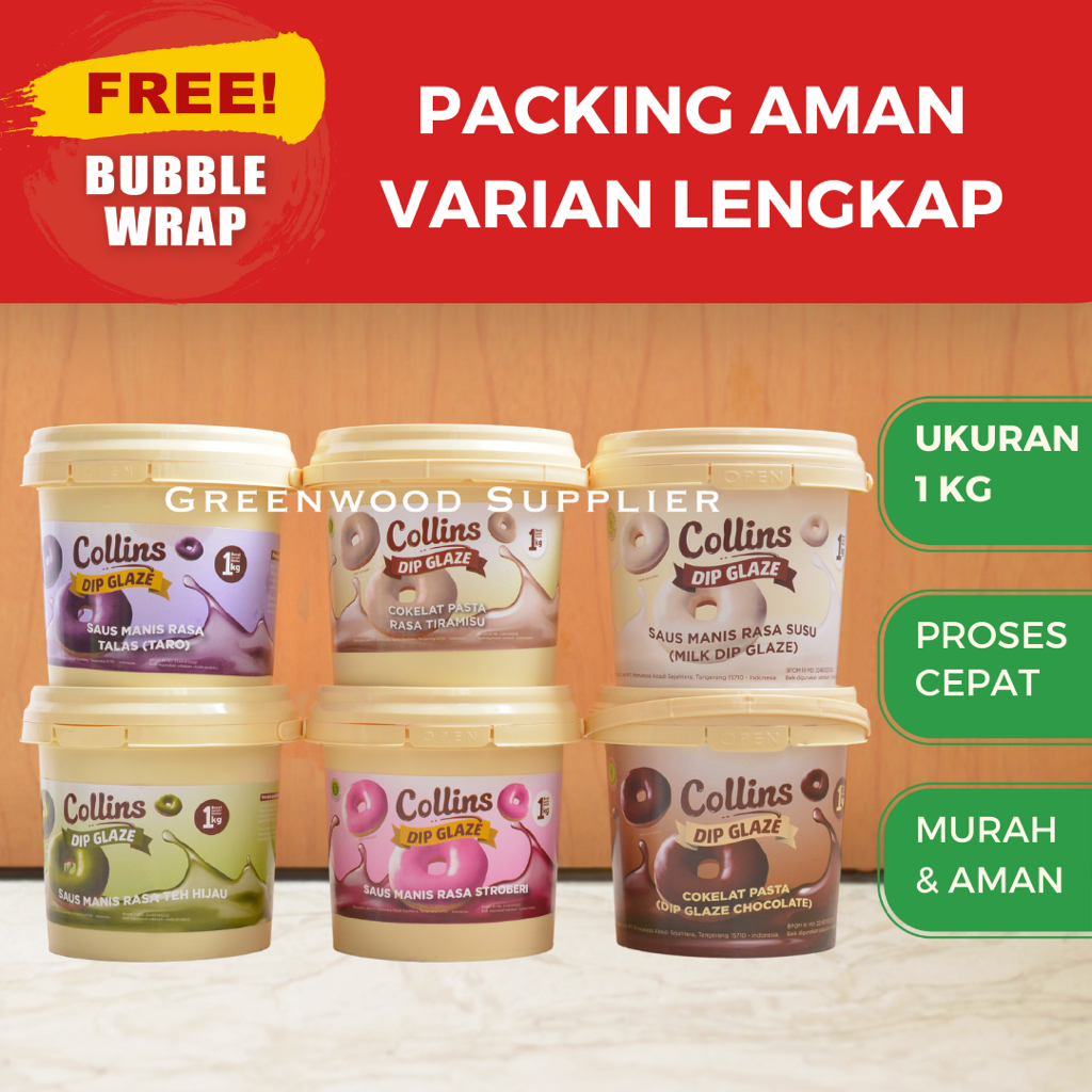 Collins Dip Glaze - 1KG (All Variants) | Shopee Malaysia