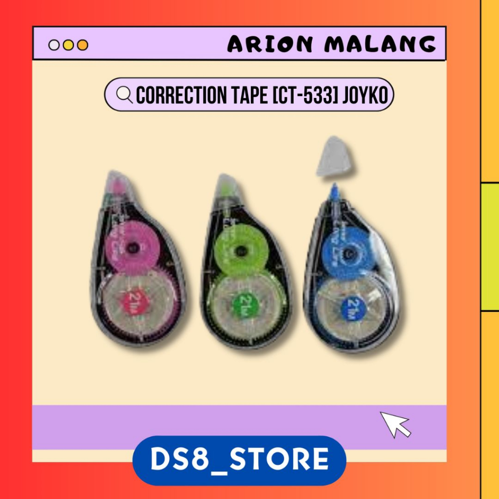 Type-x / Correction Tape CT-533 JOYKO | Shopee Malaysia