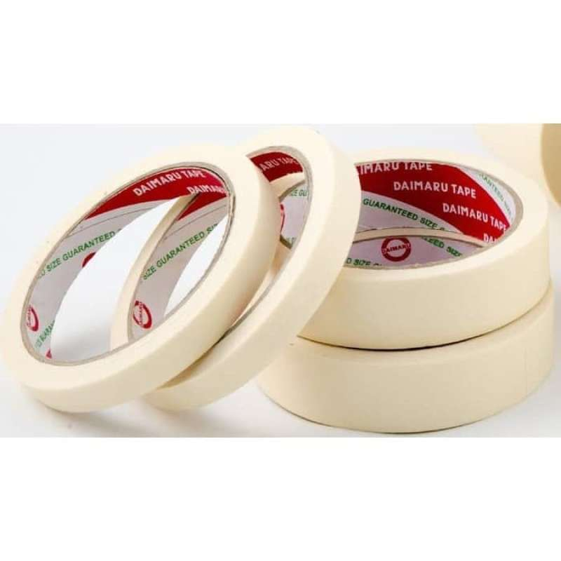 Daimaru Masking Tape Wrn Cream Paper Duct Tape 12 mm x 21 meters (1 pcs ...