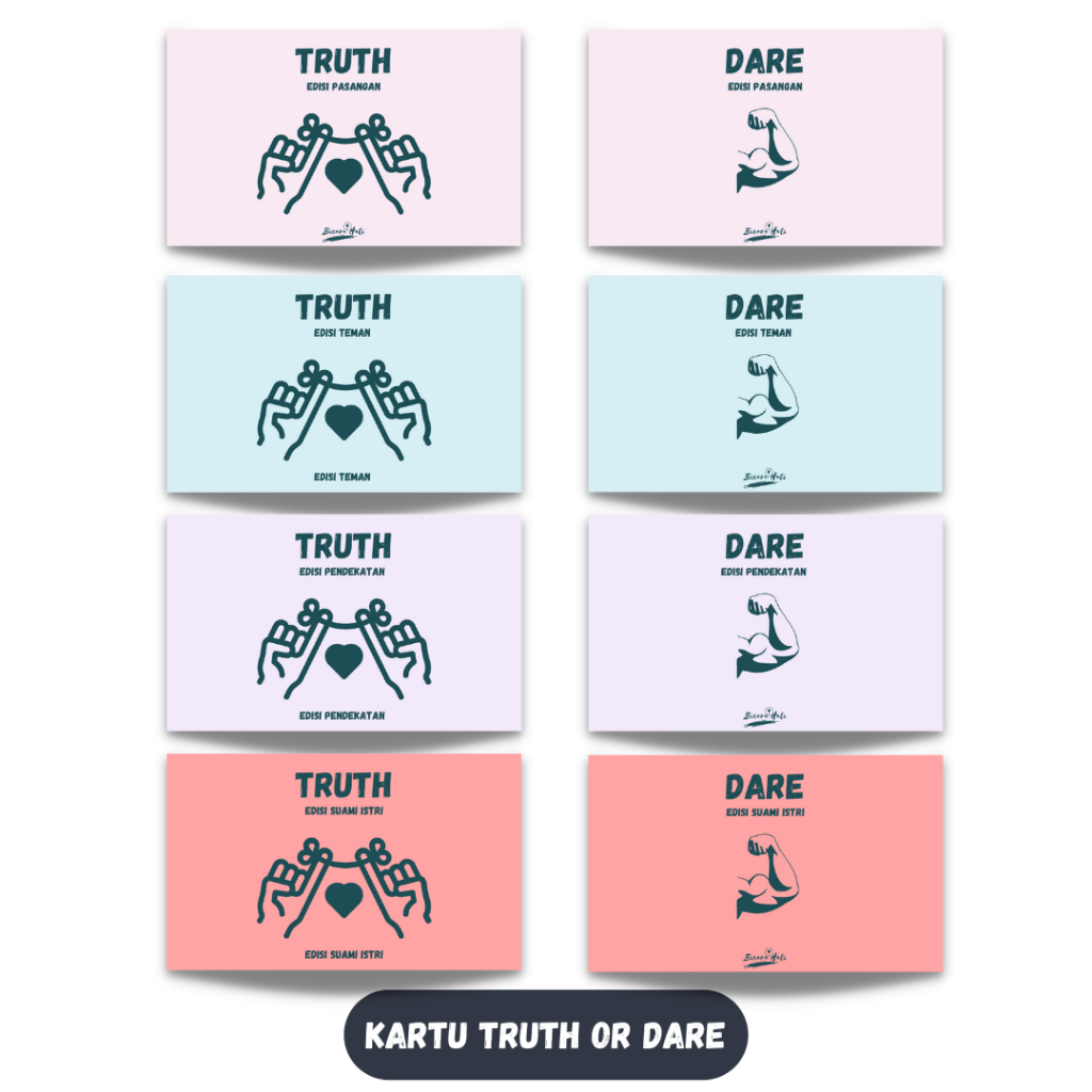 Talking Heart - Truth or Dare Game Cards - Truth or Dare Cards ...